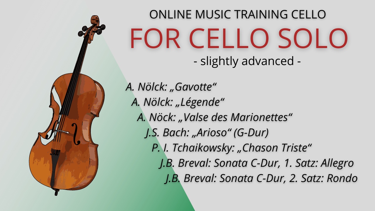 The Great Cello Solos - Musikunterricht online